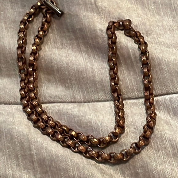 Vintage | Jewelry | Vintage 8 Solid Copper Chain Necklace | Poshmark